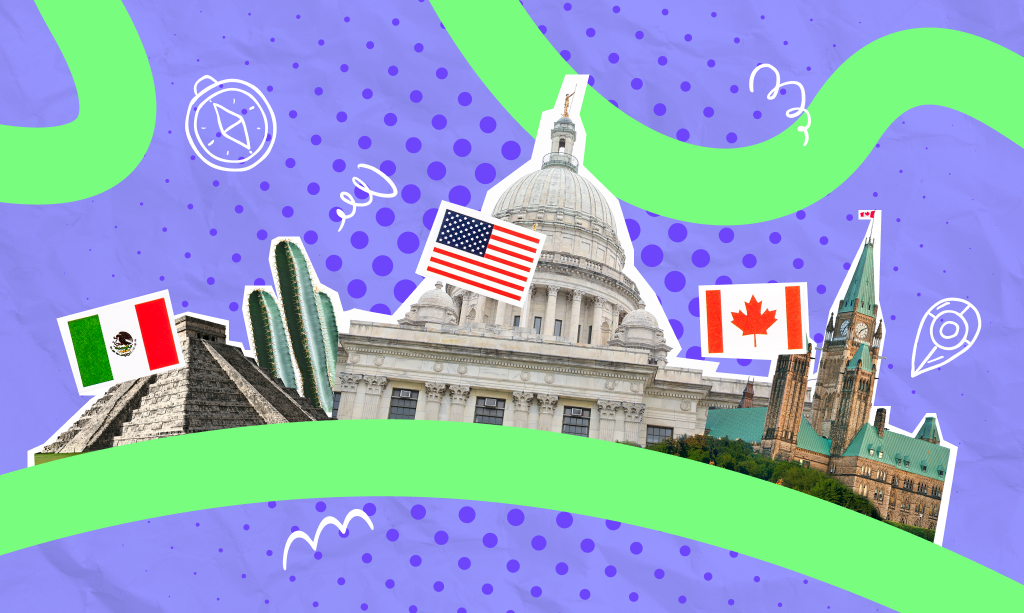 Ameryka Północna - państwa i stolice | Quiz Novakid