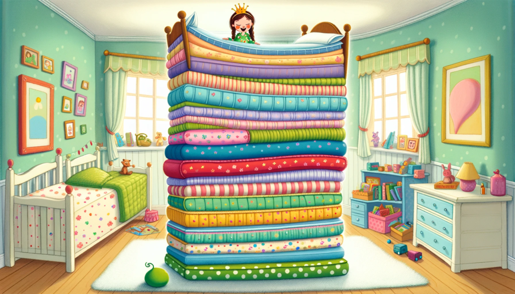 Księżniczka na Ziarnku Grochu - bajka dla dzieci