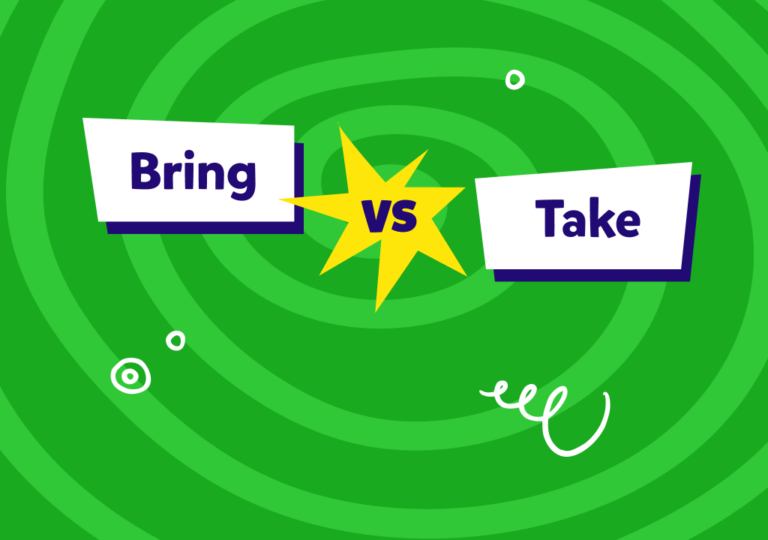 Bring czy take? Jaka jest różnica między tymi słowami?